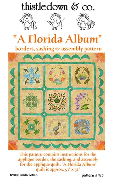 Florida Album Quilt Patterns – Thistledownquilts